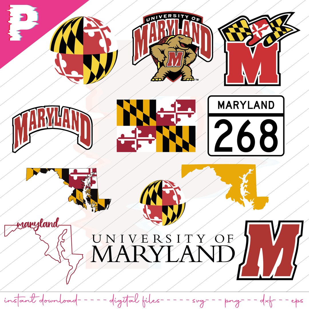 Maryland Svg, Maryland State Svg, Maryland State Flag, M Svg, Maryland ...