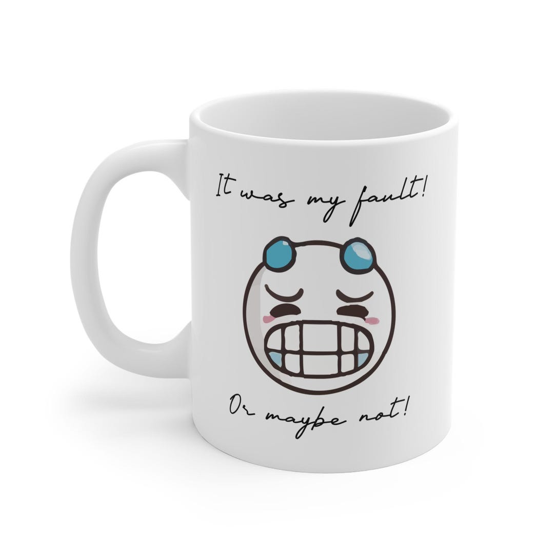Kawaii Grimace Coffee Mug, Funny Expression Mug, Funny Grimace Coffee ...