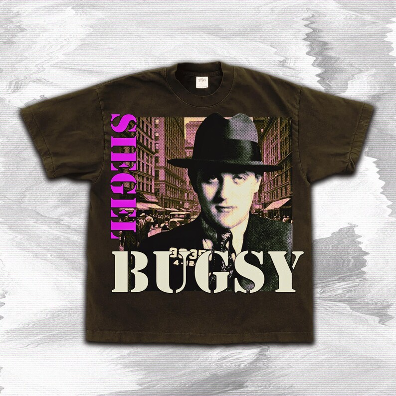 Bugsy Siegel Iconic Mugshot PNG Tee Design Vintage Gangster Style ...