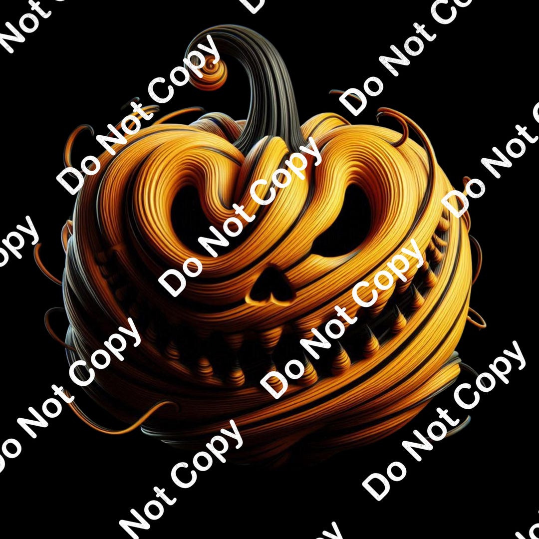 Twisted Pumpkins PNG Designs for Halloween | 15 Spooky Pumpkin Faces | Instant Download - Etsy