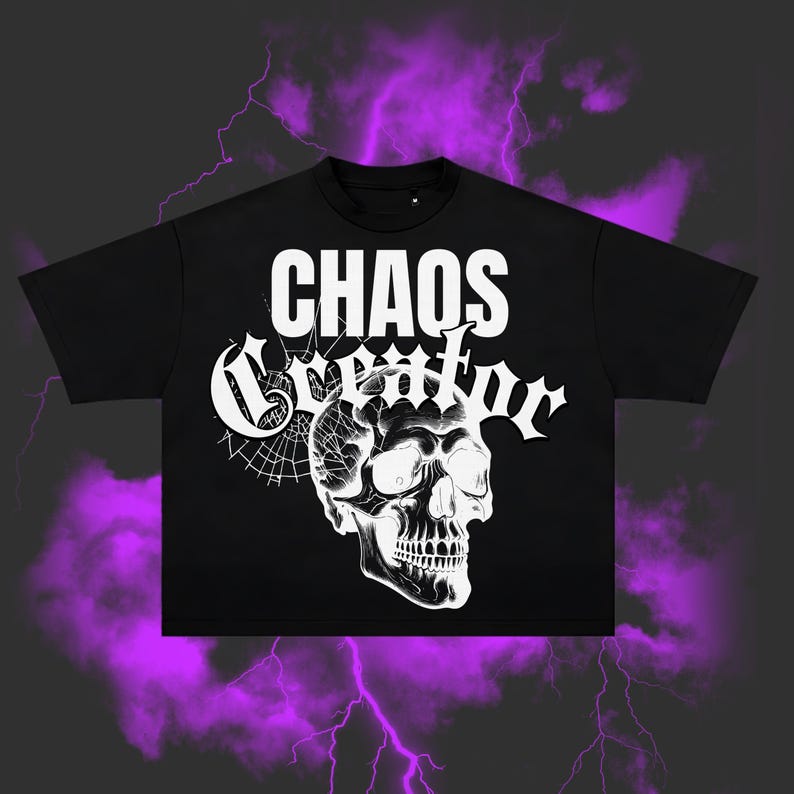 Chaos Creator PNG T-shirt Design | Streetwear Style | 3000 X 3000 ...