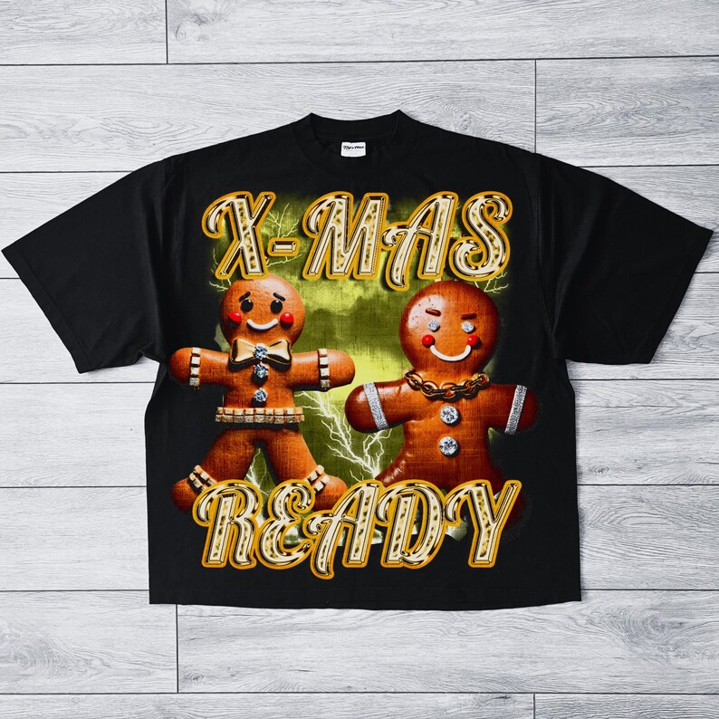 Christmas Gingerbread Man Streetwear PNG TEE Design | 5000x5000 ...
