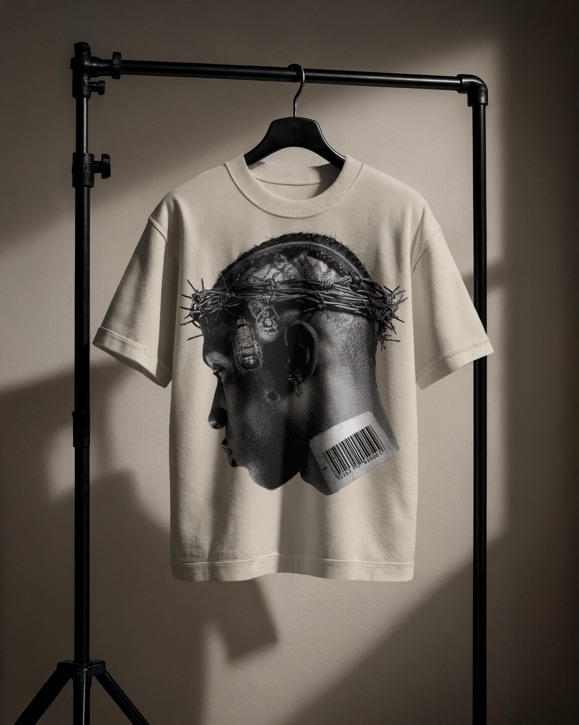 Crown of Thorns Barcode PNG: High-resolution Graphic for T-shirts ...