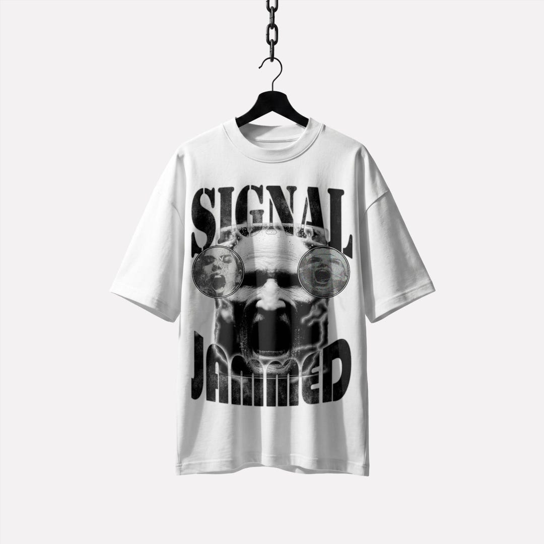 Signal Jammed PNG | Dark Streetwear Tee Graphic (digital Download) - Etsy