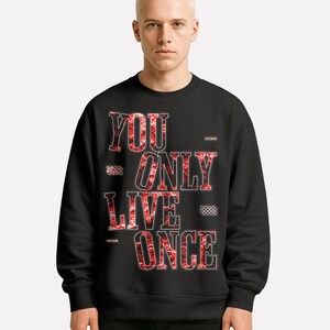 You Only Live Once PNG Design | Streetwear Style | Transparent PNG - Etsy