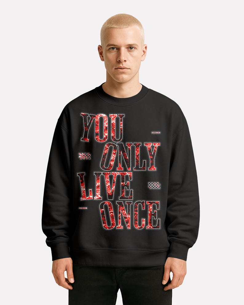 You Only Live Once PNG Design | Streetwear Style | Transparent PNG - Etsy