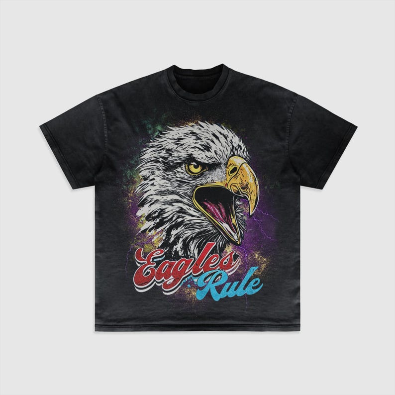 Eagles Rule PNG: Edgy Streetwear Design (commercial Use) - Etsy