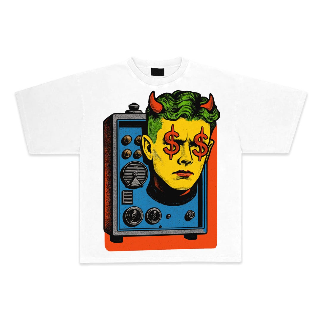 Money Motivated Devil Pop Art PNG | Streetwear Digital Download ...