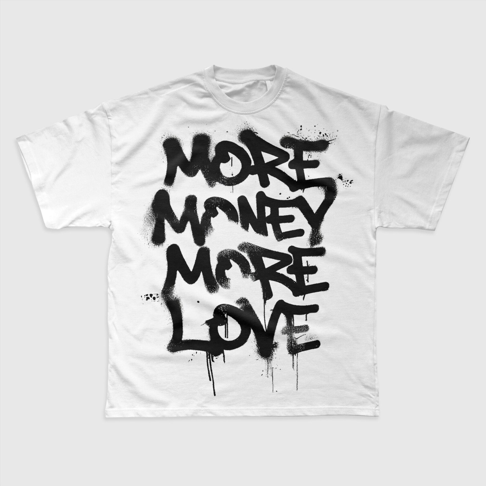 More Money More Love PNG: Hand-drawn Streetwear Design (commercial Use ...