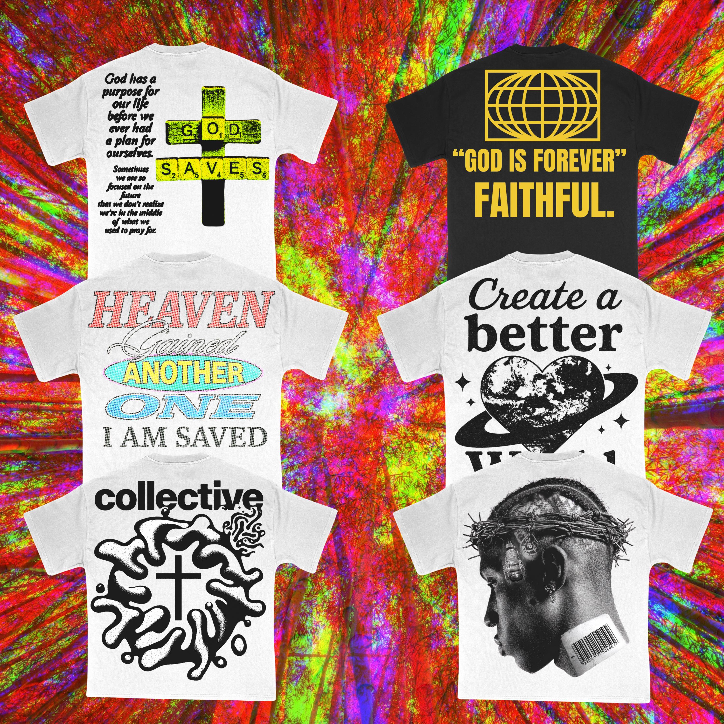 Christian Streetwear PNG Bundle: Faith-based Graphics (digital Download ...