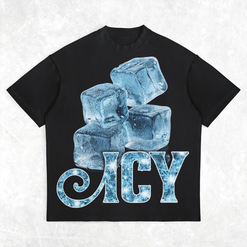 Icy Typography PNG: Frozen Text With Ice Cubes (digital Download) - Etsy