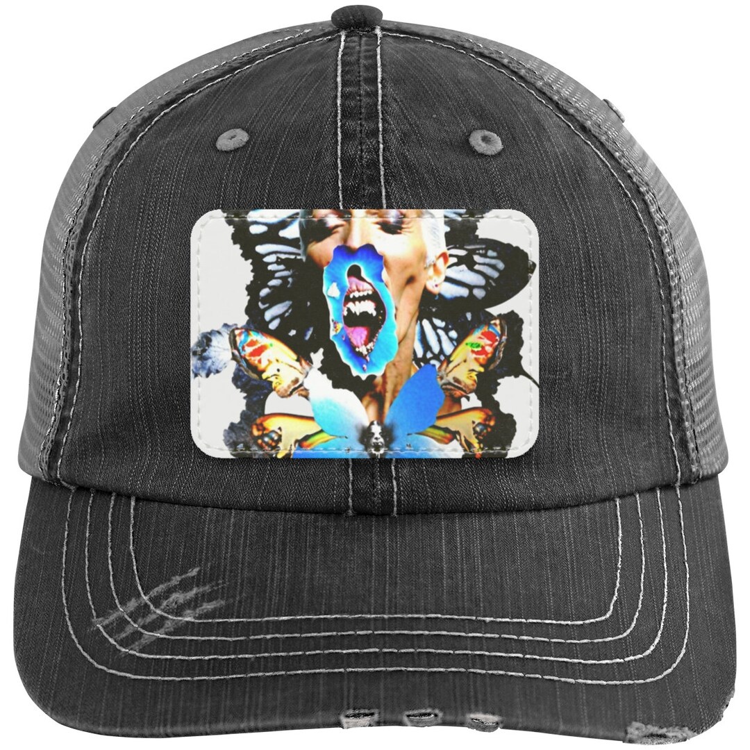 Doja Cat Inspired Distressed Unstructured Trucker Cap - Etsy