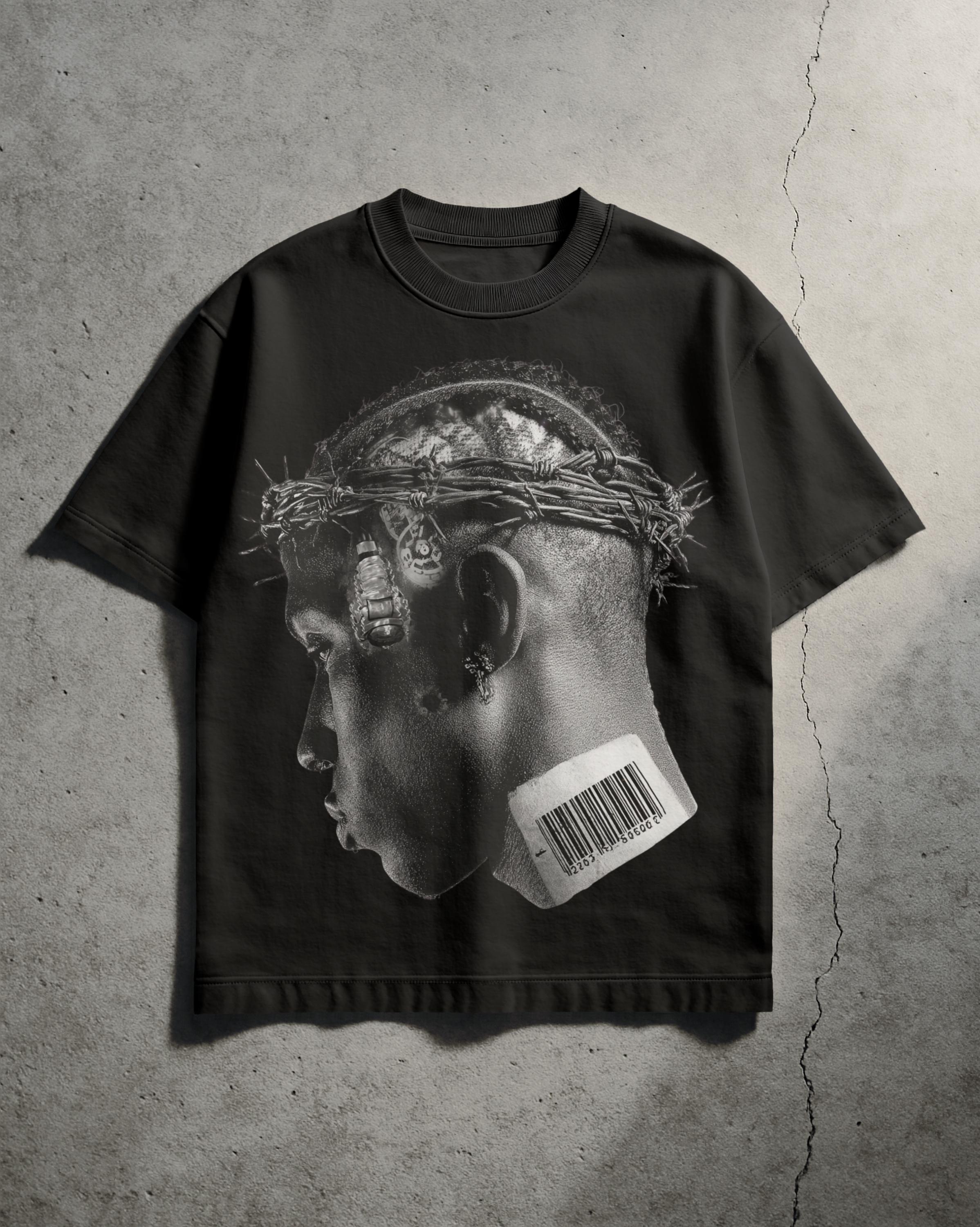 Crown of Thorns Barcode PNG: High-resolution Graphic for T-shirts ...