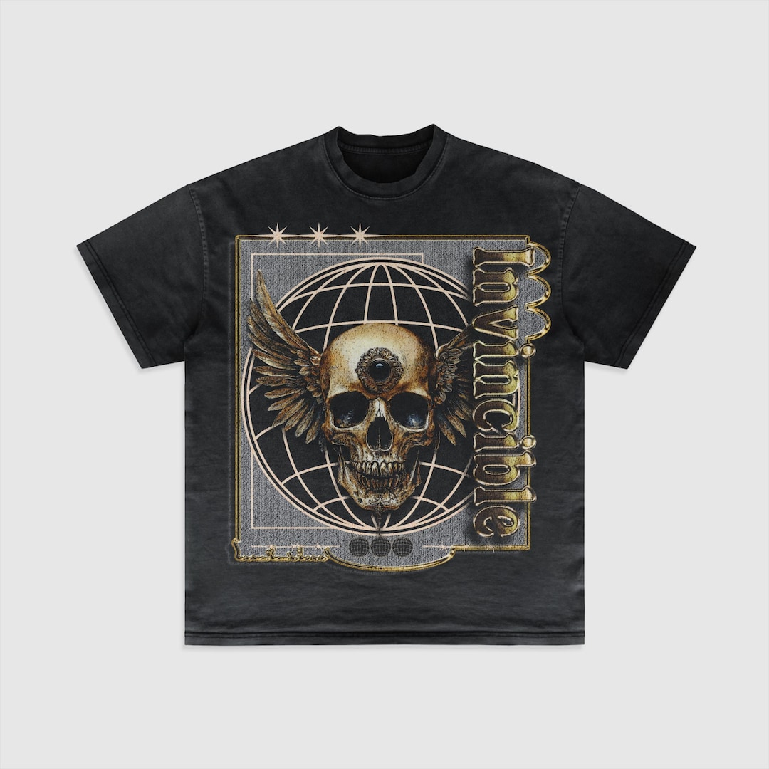 Invincible Gold Grunge Skull PNG | 4000x5000 Transparent | Bold ...