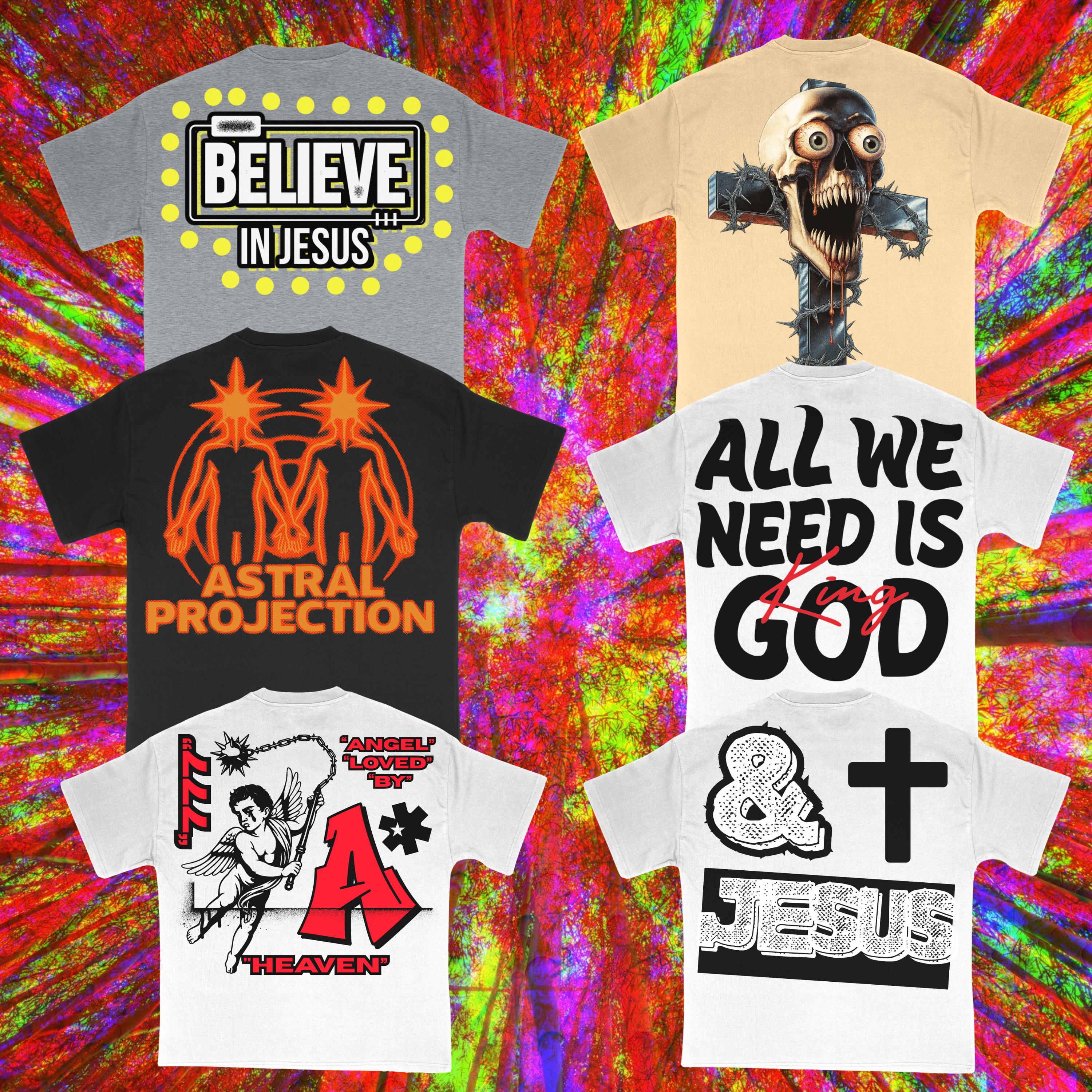 Christian Streetwear PNG Bundle: Faith-based Graphics (digital Download ...