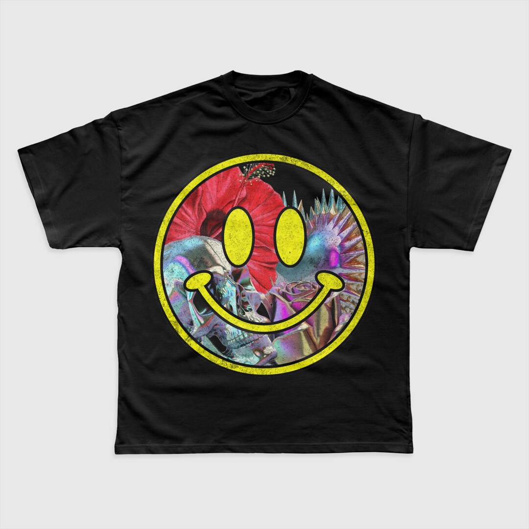 Chrome Punk Skull Smiley Face PNG | Transparent Digital Download | Edgy ...