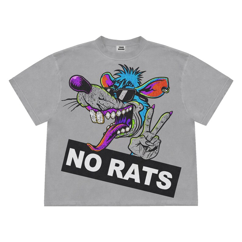 Graffiti Rat PNG | Streetwear Cartoon Design (commercial Use, POD Ready ...