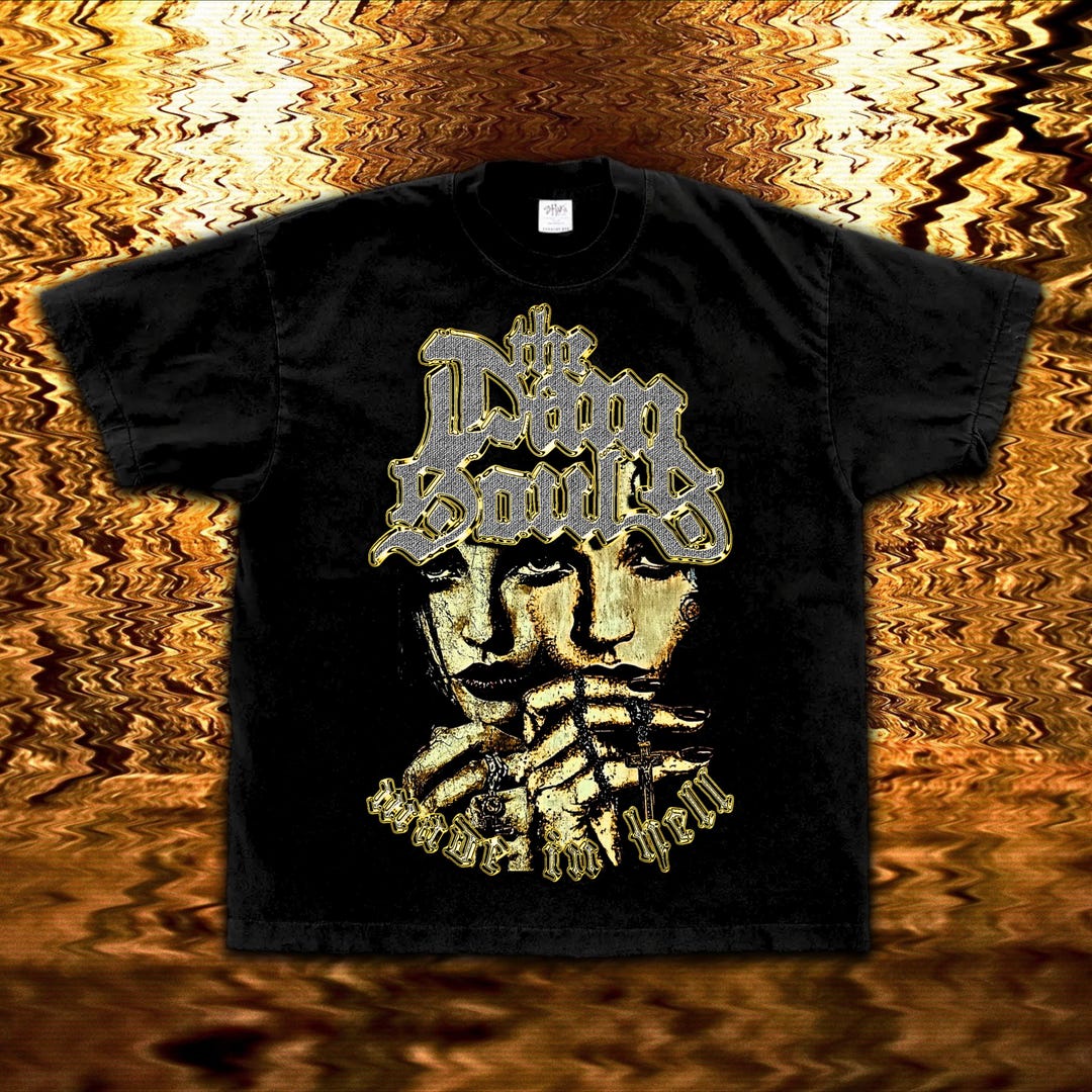 The Dam Souls Bling Grunge Streetwear PNG Tee Design | Edgy Cross ...