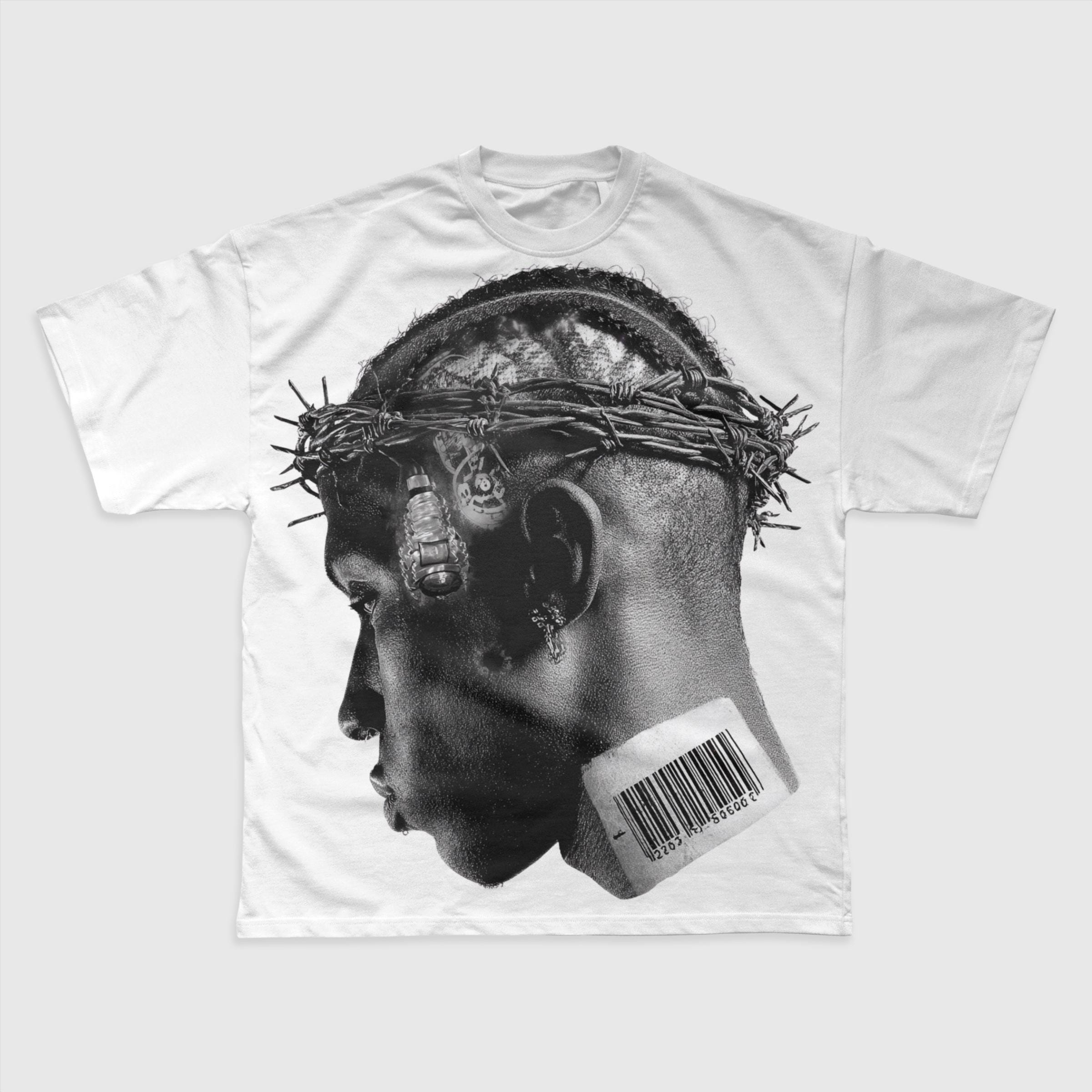 Crown of Thorns Barcode PNG: High-resolution Graphic for T-shirts ...