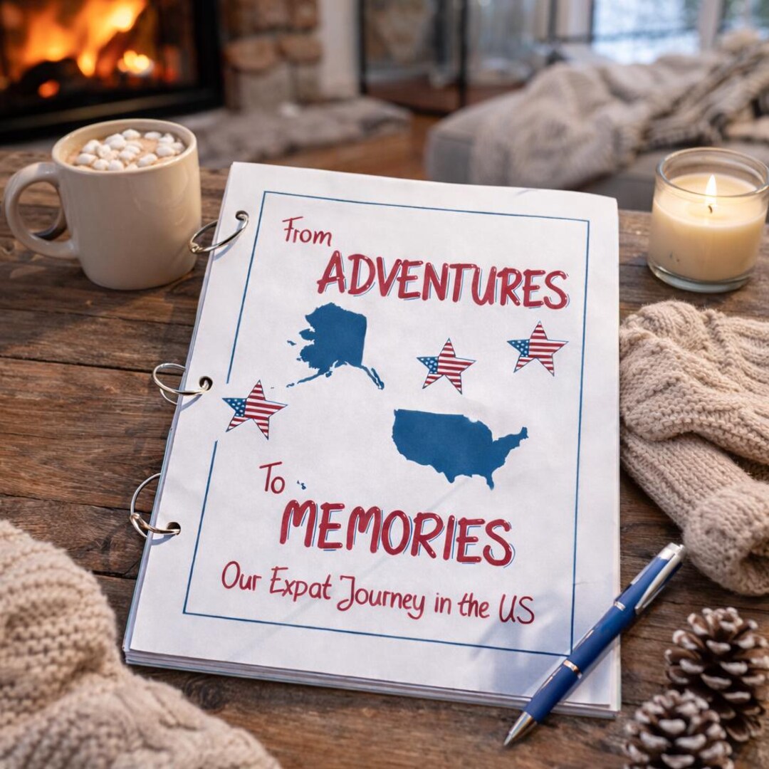 US Memory Journal: Printable Pages, Moving Away Keepsake (dina4 PDF ...