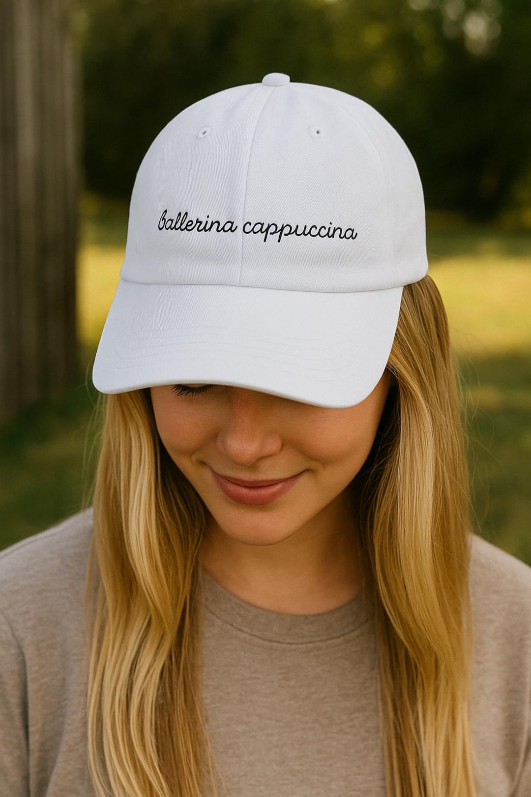 Ballerina Cappuccina Classic Italian Brainrot Cap - Stylish Unisex Hat ...
