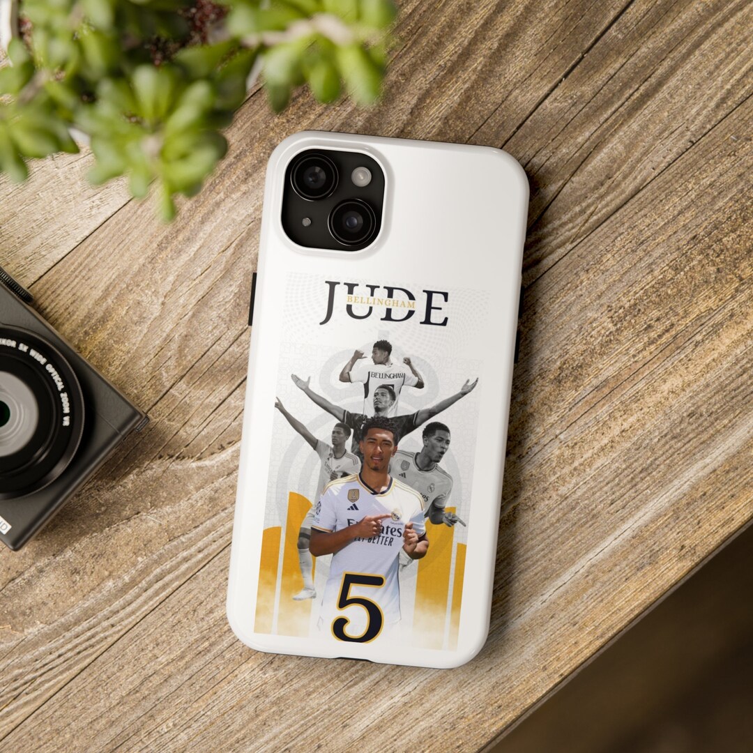 Jude Bellingham 5 Real Madrid Tough Phone Cases, Iphone, 13, 14, 15 ...