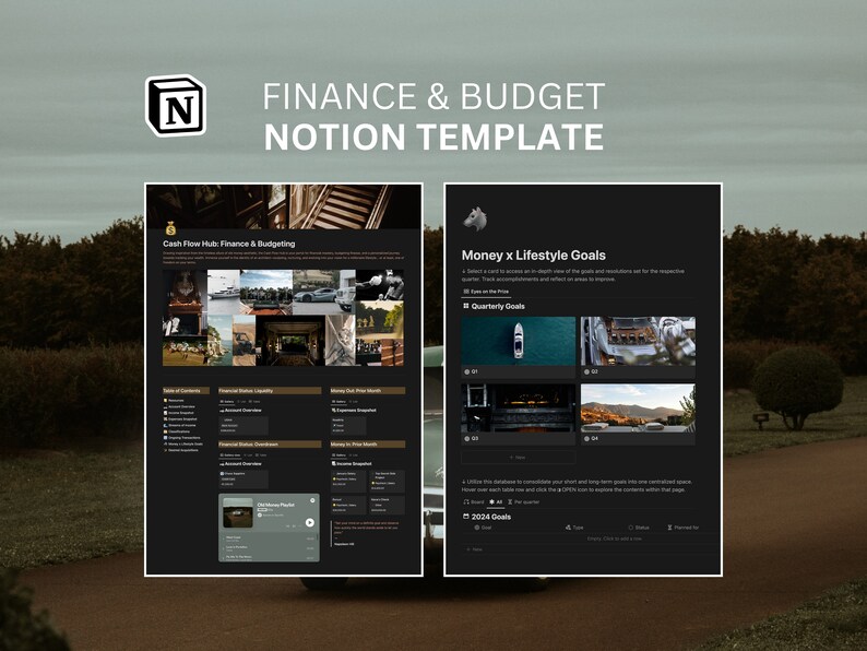 Cash Flow Hub: Finance & Budgeting Notion Template - Etsy