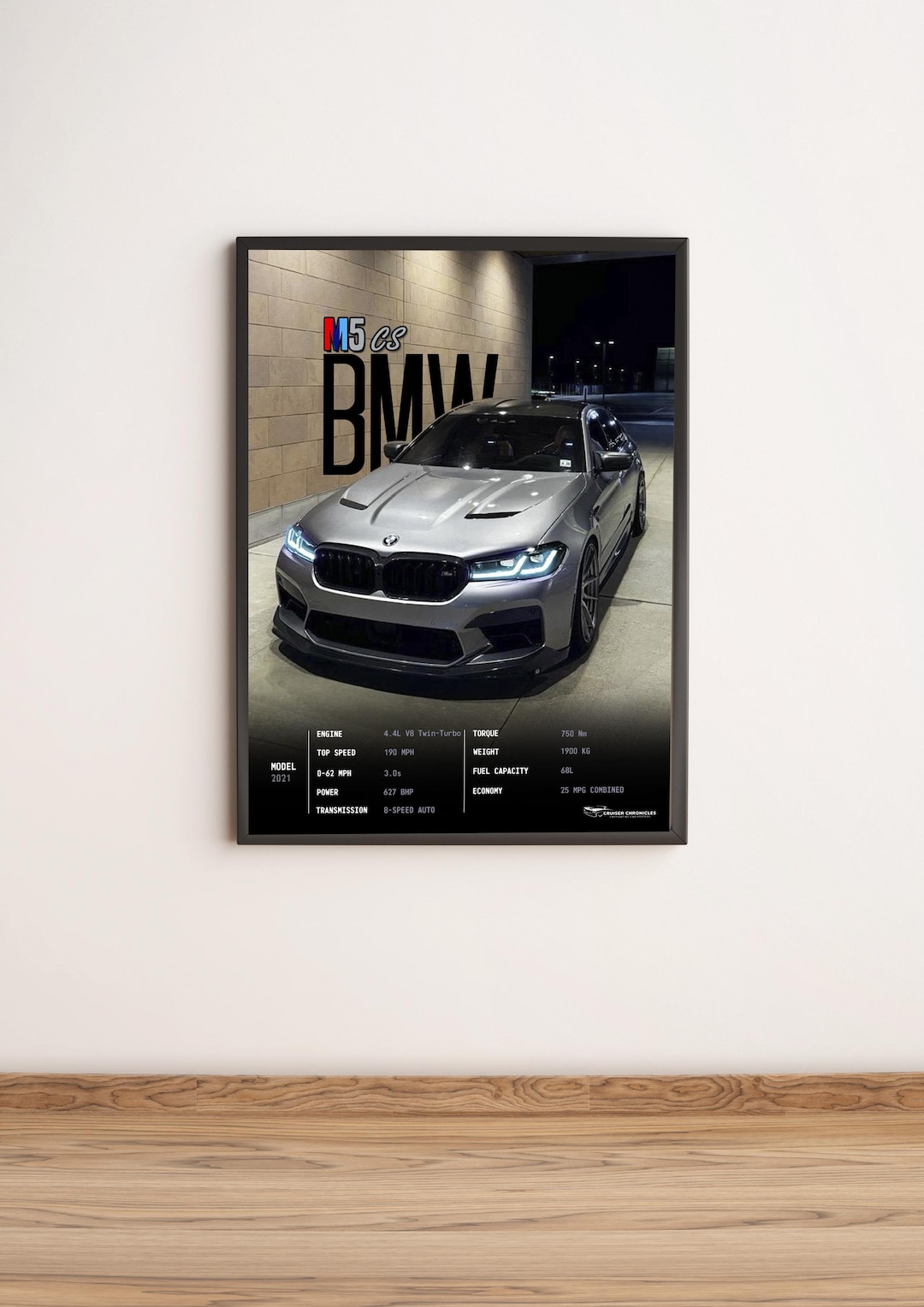 M5 CS M-performance Car Poster: Automotive Wall Art (digital Download ...