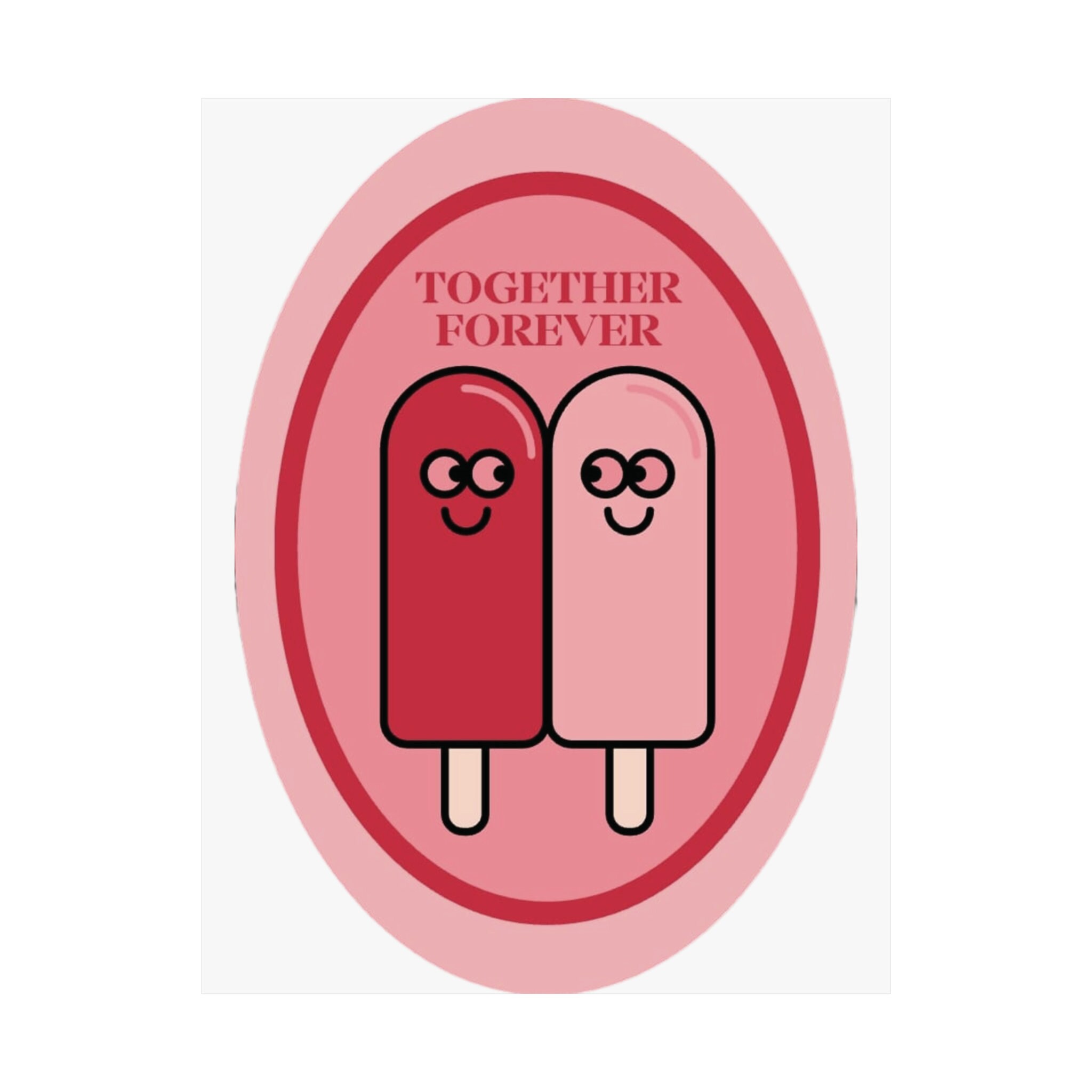 Matte Vertical Poster, Better Together Poster, Friendly Poster - Etsy