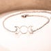 Triple Moon Goddess Bracelet - Stainless Steel Hecate Jewelry - Etsy