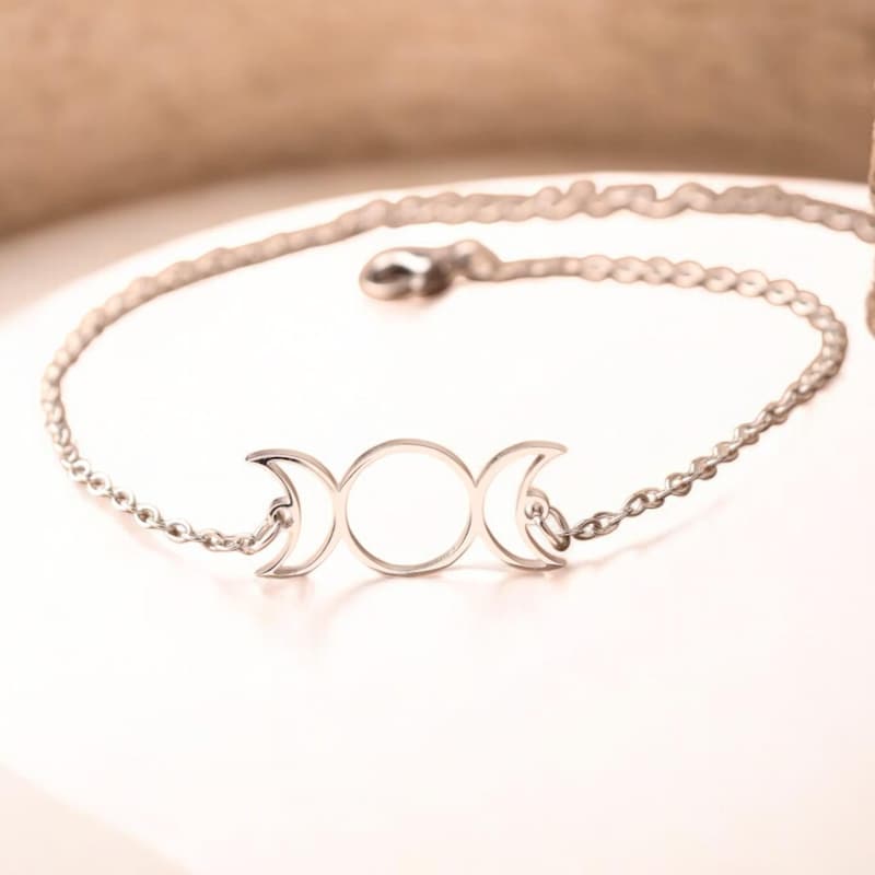 Triple Moon Bracelet - Etsy