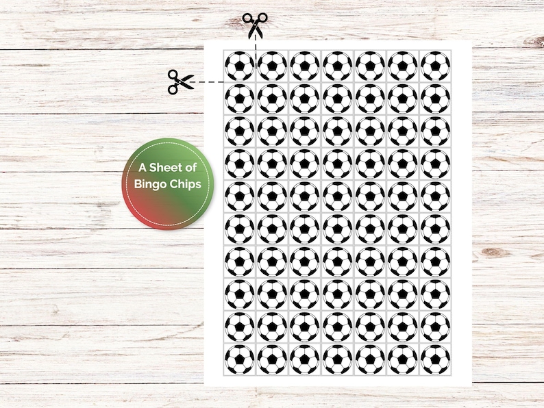 50 World Cup 2026 Bingo Cards, Coloring Page Soccer Bingo Cards ...