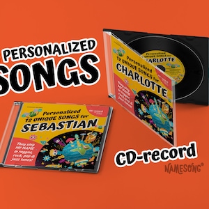 Custom CD With 12 Personalized Songs for Children of All Ages. Hearing ...