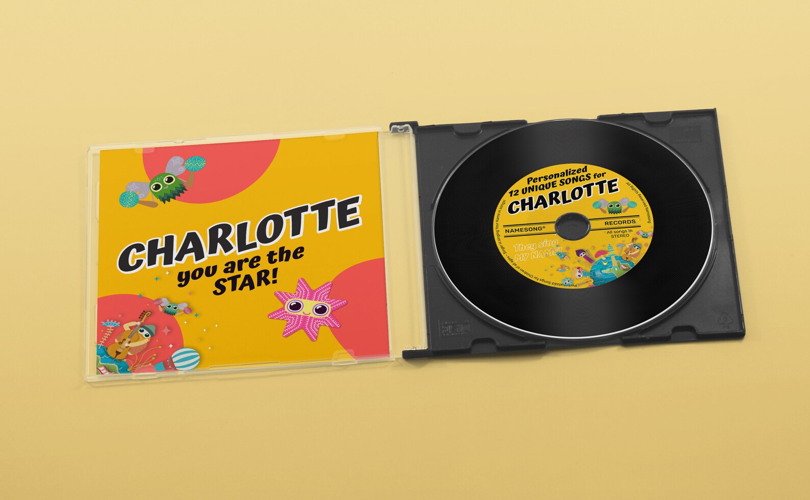Custom CD With 12 Personalized Songs for Children of All Ages. Hearing ...