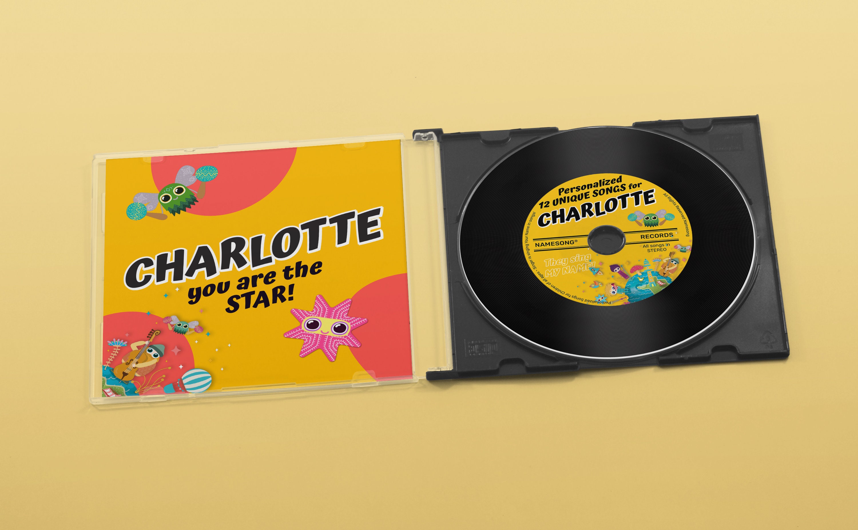 Custom CD With 12 Personalized Songs for Children of All Ages. Hearing ...