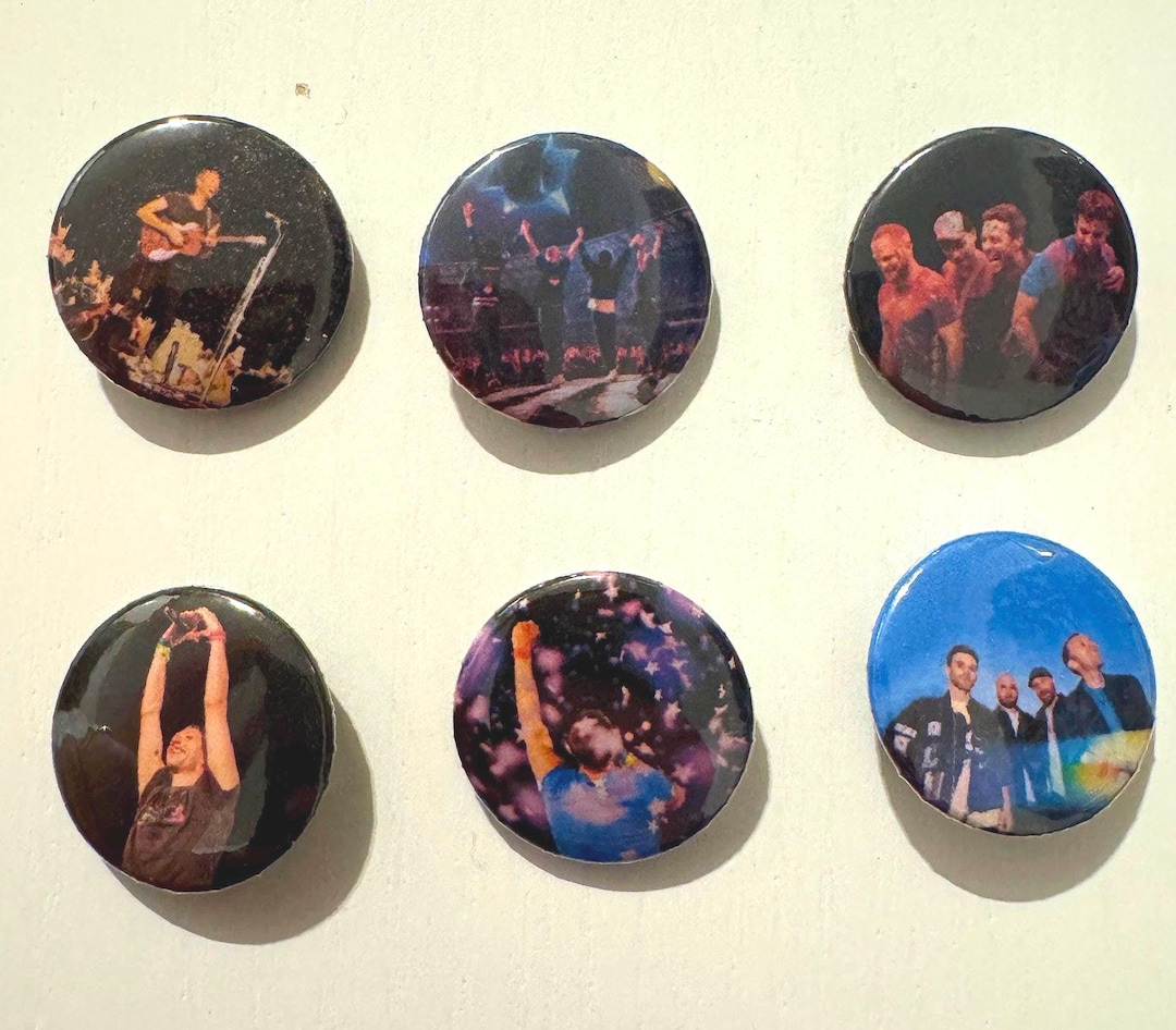 Coldplay Pin Badges - Etsy