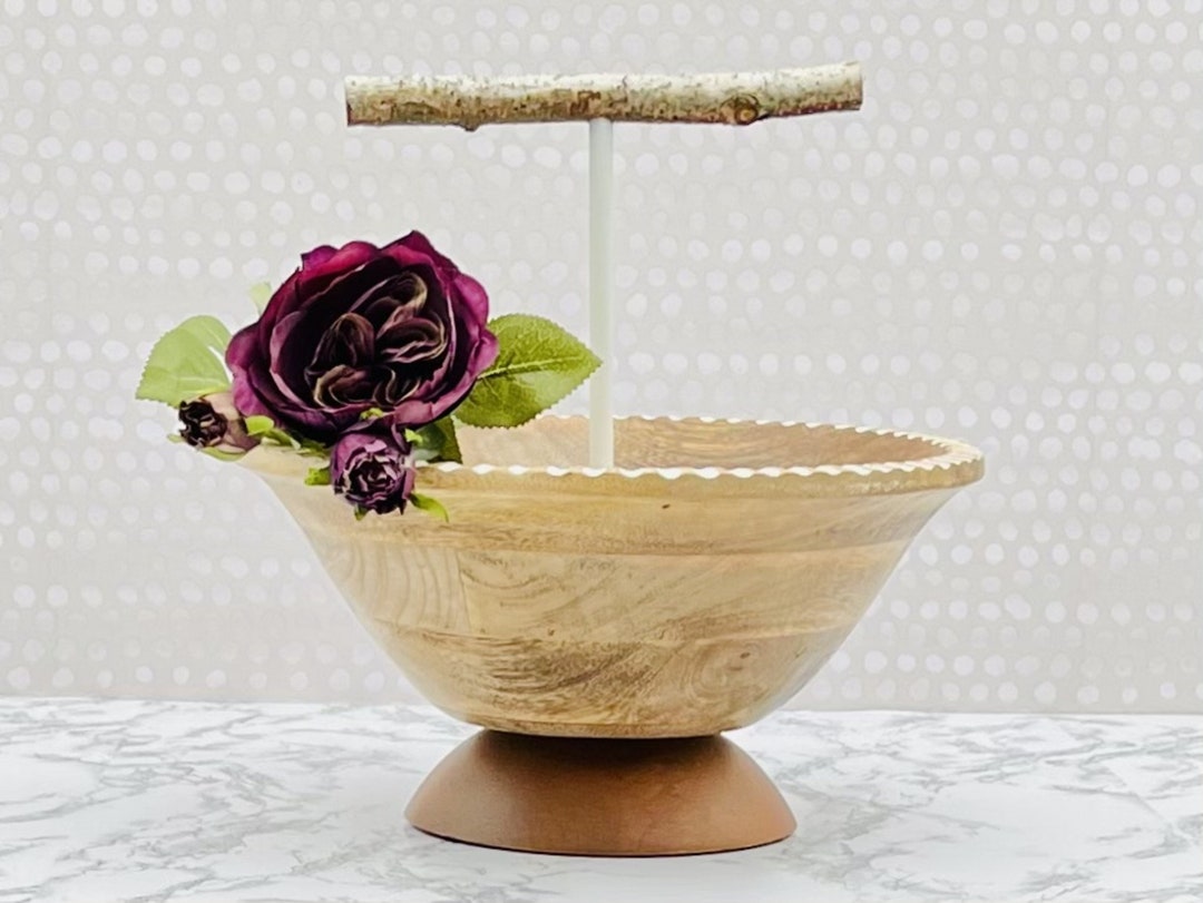 Modern Tabletop Parrot Stand: Portable Bird Perch With Birch Branch - Etsy