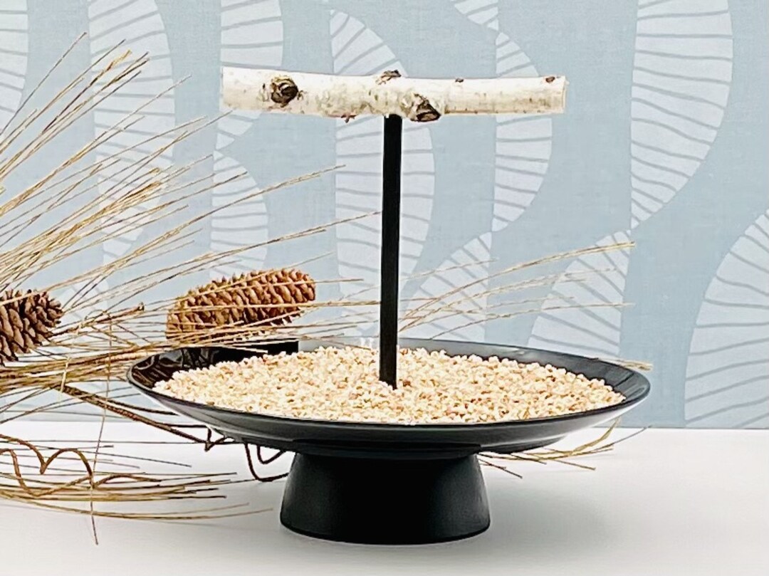 Black Parrot Stand • Modern Parrot Stand • Portable Parrot Stand • Self ...