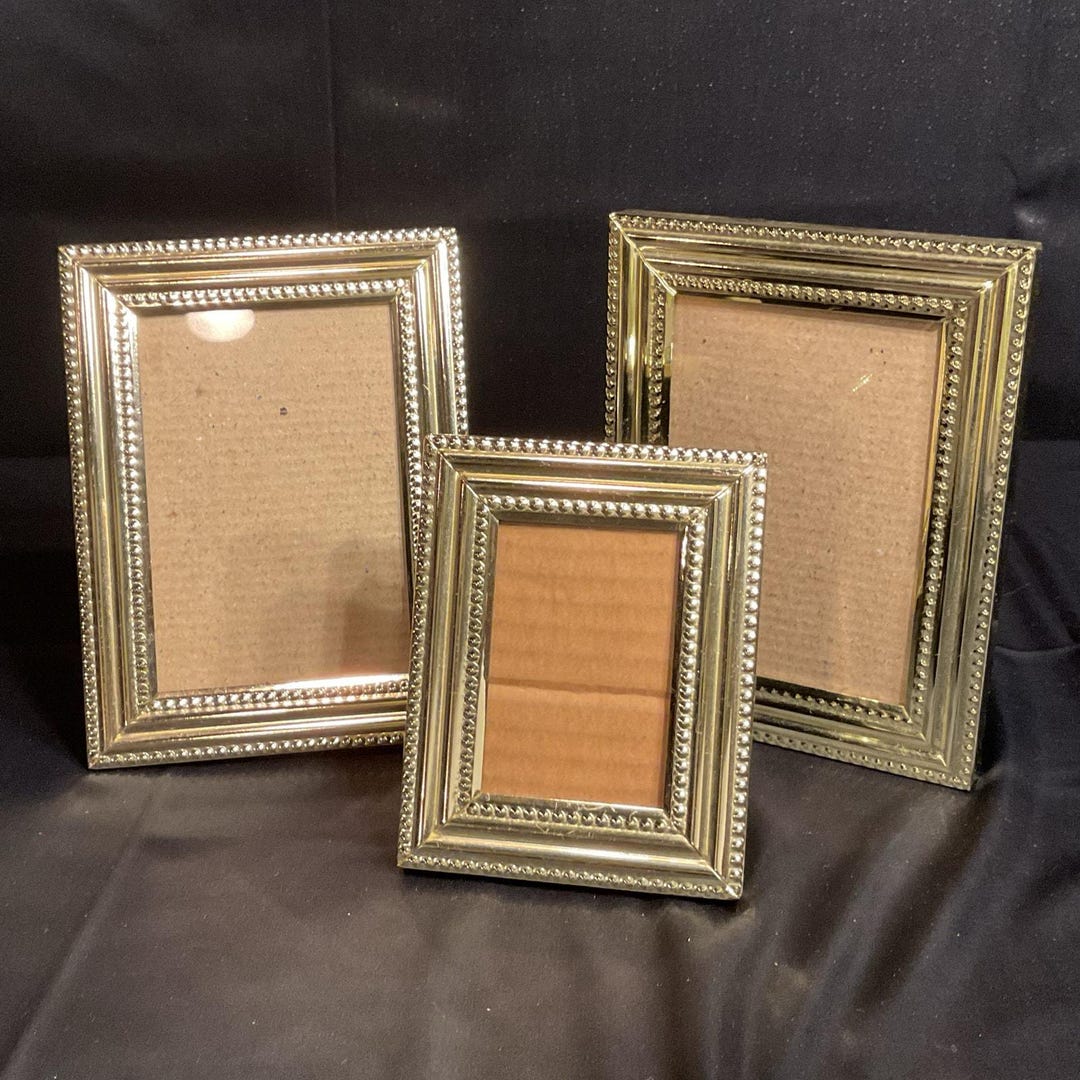 Set of 3 Godinger Silver Art Co. Gold Photo Frames - Etsy