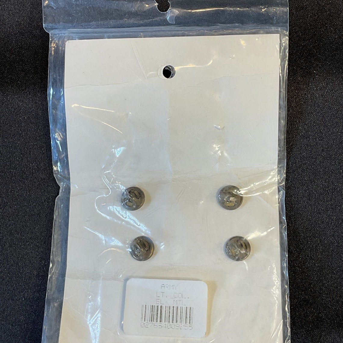 AAFES Black Oak Leaf Army Lt. Col. Uniform Rank Pins Set of 2 - Etsy