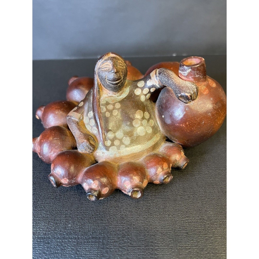 Wilo Chulucanas Peru Clay Pottery Figurine - Etsy