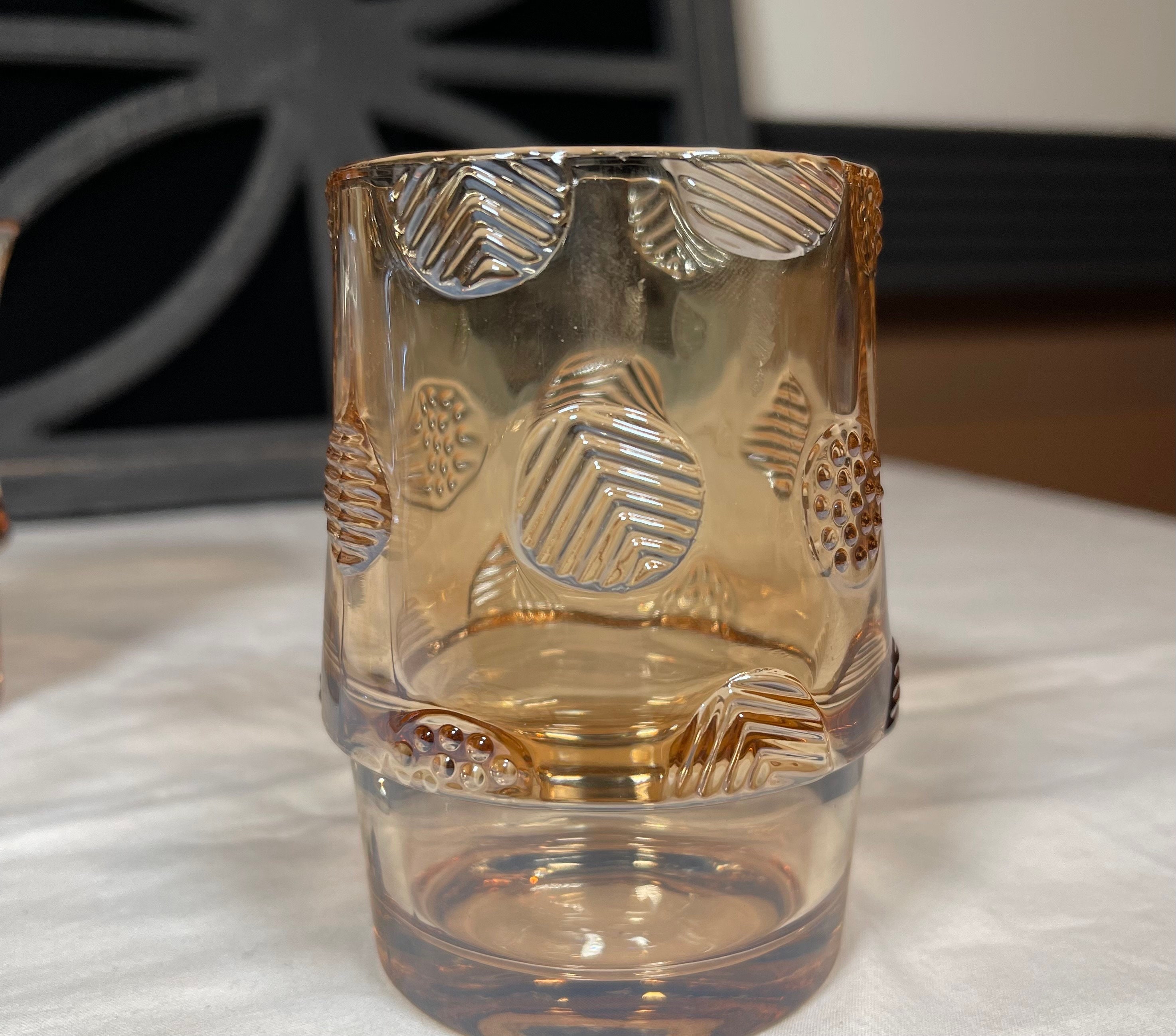 Stackable Glass Koi Fish Tumblers, Transparent, 4 Pcs, Stackable ...