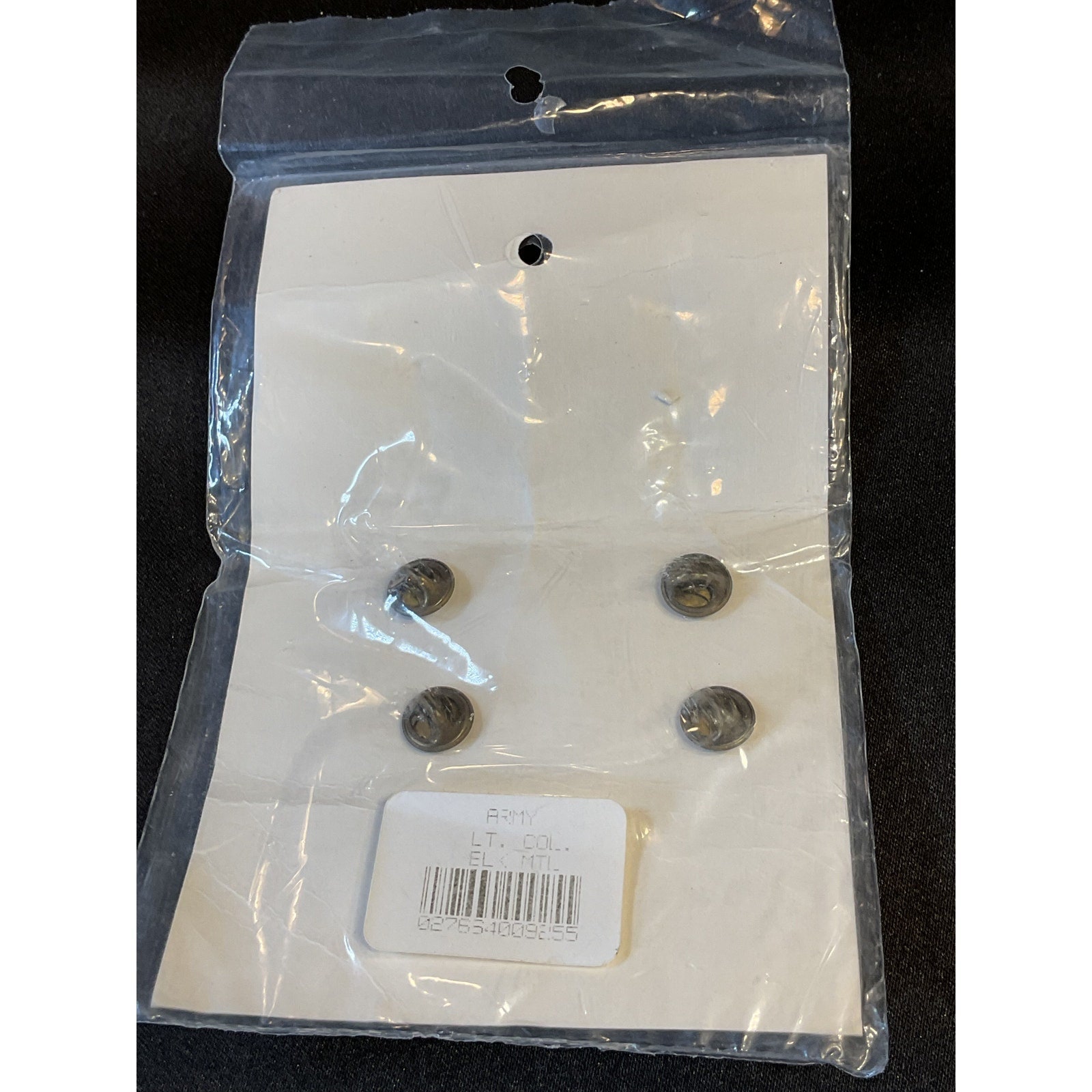 AAFES Black Oak Leaf Army Lt. Col. Uniform Rank Pins Set of 2 - Etsy