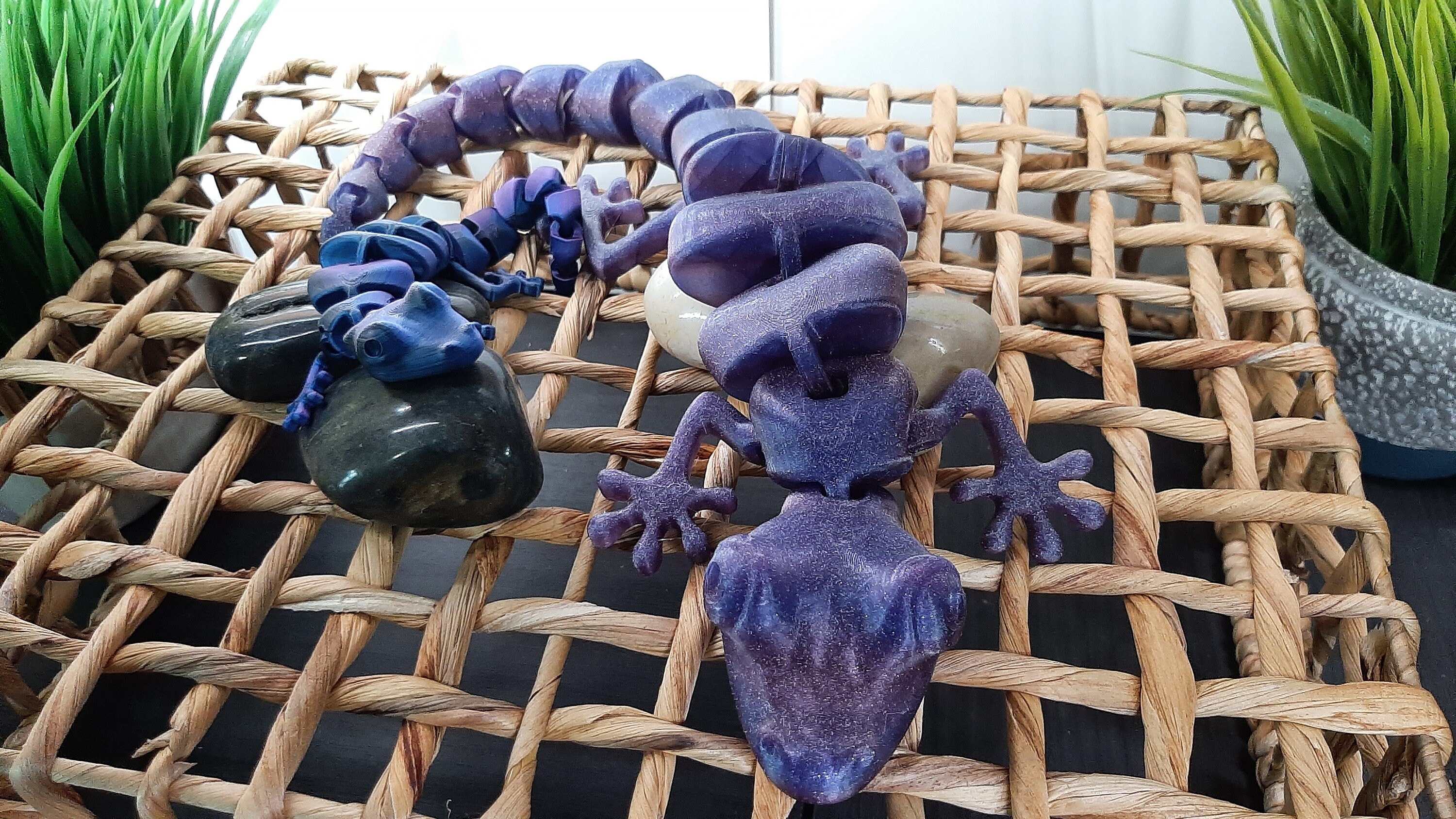 Giant Articulated Lizards, Mini Flexi Geckos / Fidget Toys - Etsy