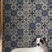 Italian Style Wallpaper, Mosaic Tile Pattern Wall Decor Home Renovation ...