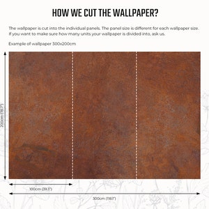 Grunge Rust Wallpaper | Wall Decor | Home Renovation | Wall Art | Peel ...
