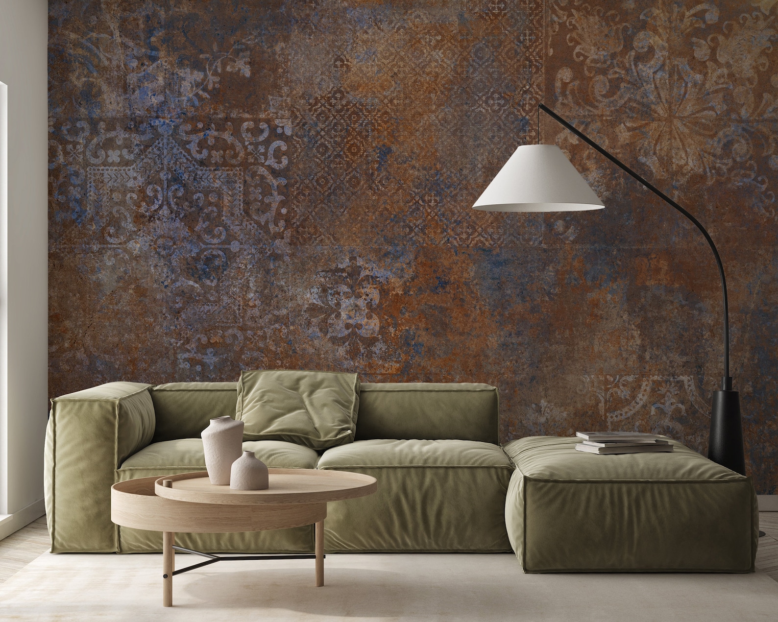 Abstract Rusty Wallpaper, Grunge Wall Mural | Wall Decor | Home ...