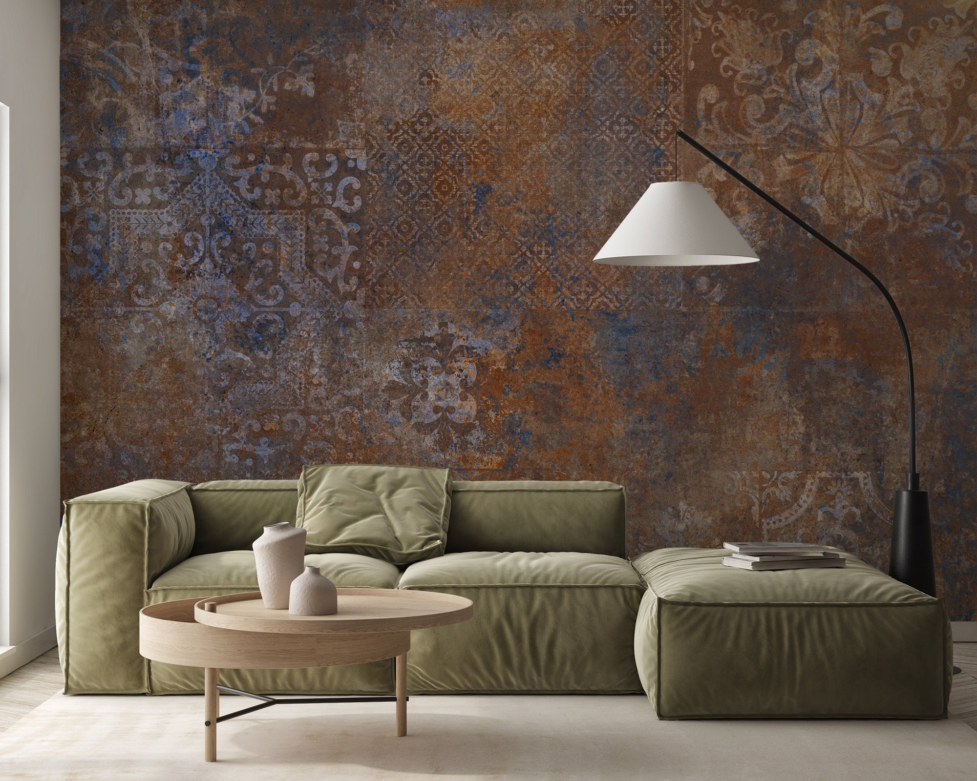 Abstract Rusty Wallpaper, Grunge Wall Mural | Wall Decor | Home ...