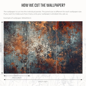 Grunge Rusty Gray Wall Mural | Wall Decor | Home Renovation | Wall Art ...
