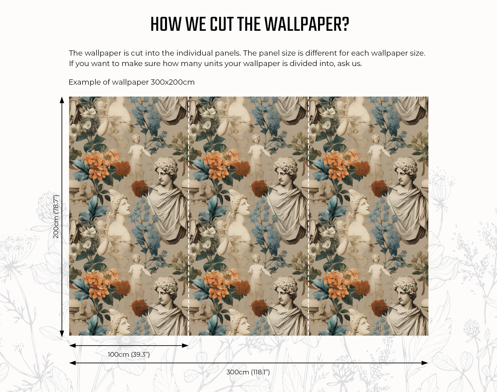 Ancient Roman Empire Wallpaper With Statue Wall Decor Home Renovation ...